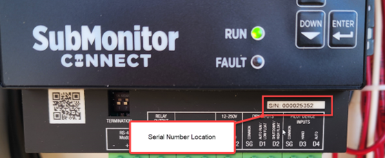 Serial Number Locations - AquaMaster